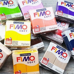 Fimo Soft Modelling Material Standard Blocks & Various Colours 57g ...