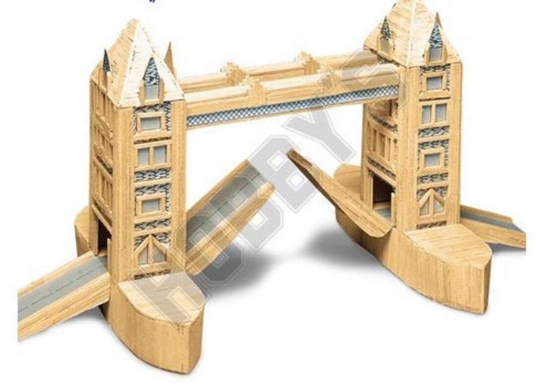 Tower Bridge Matchstick Kit - Etsy UK