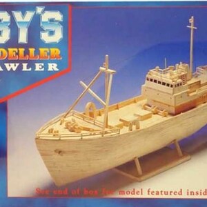 Side Trawler Matchstick Kit - Etsy UK