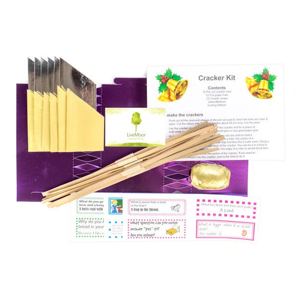 Cracker Kits Makes 12 Crackers Various Colours - Etsy UK