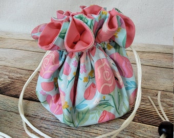 Travel Jewelry Tote Pouch With Drawstring | Etsy