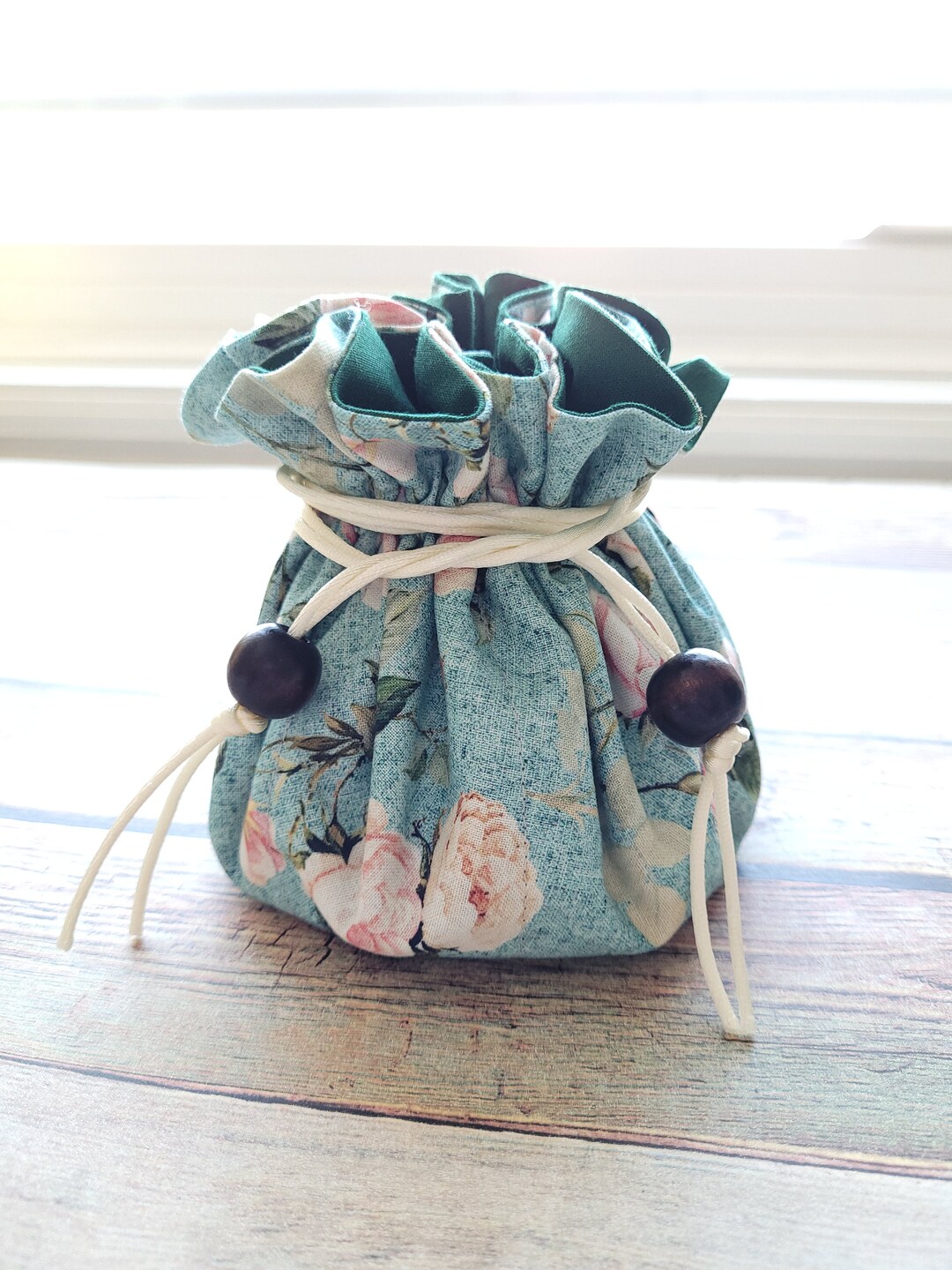 Travel Jewelry Pouch With Drawstring and Pockets - Etsy