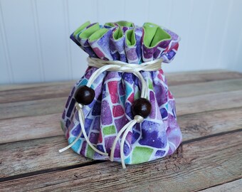 Travel Jewelry Pouch With Drawstring and Pockets - Etsy