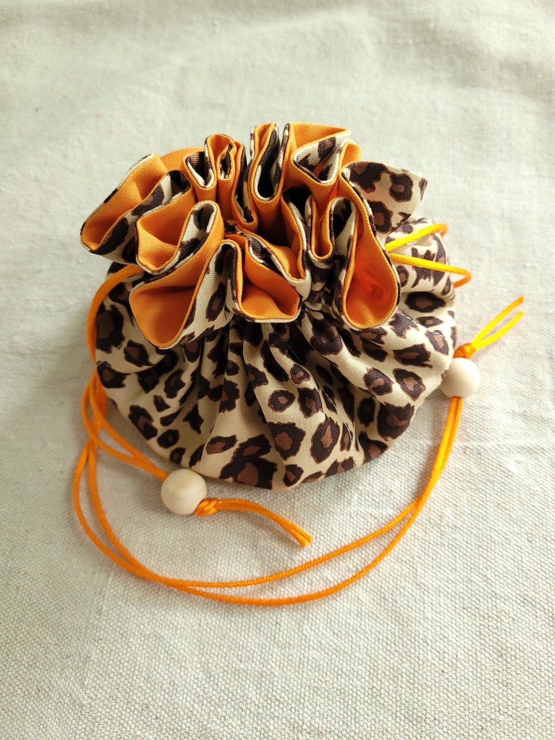 Travel Jewelry Pouch, Leopard Drawstring Jewelry Bag - Etsy
