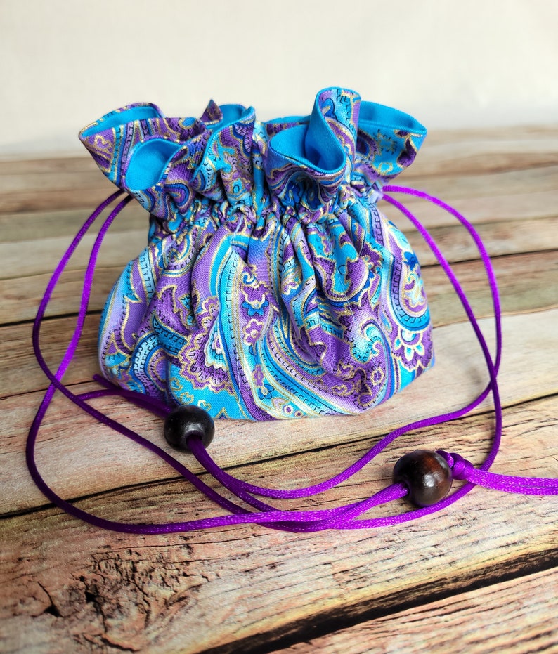 Travel Jewelry Pouch With Drawstring and Pockets - Etsy