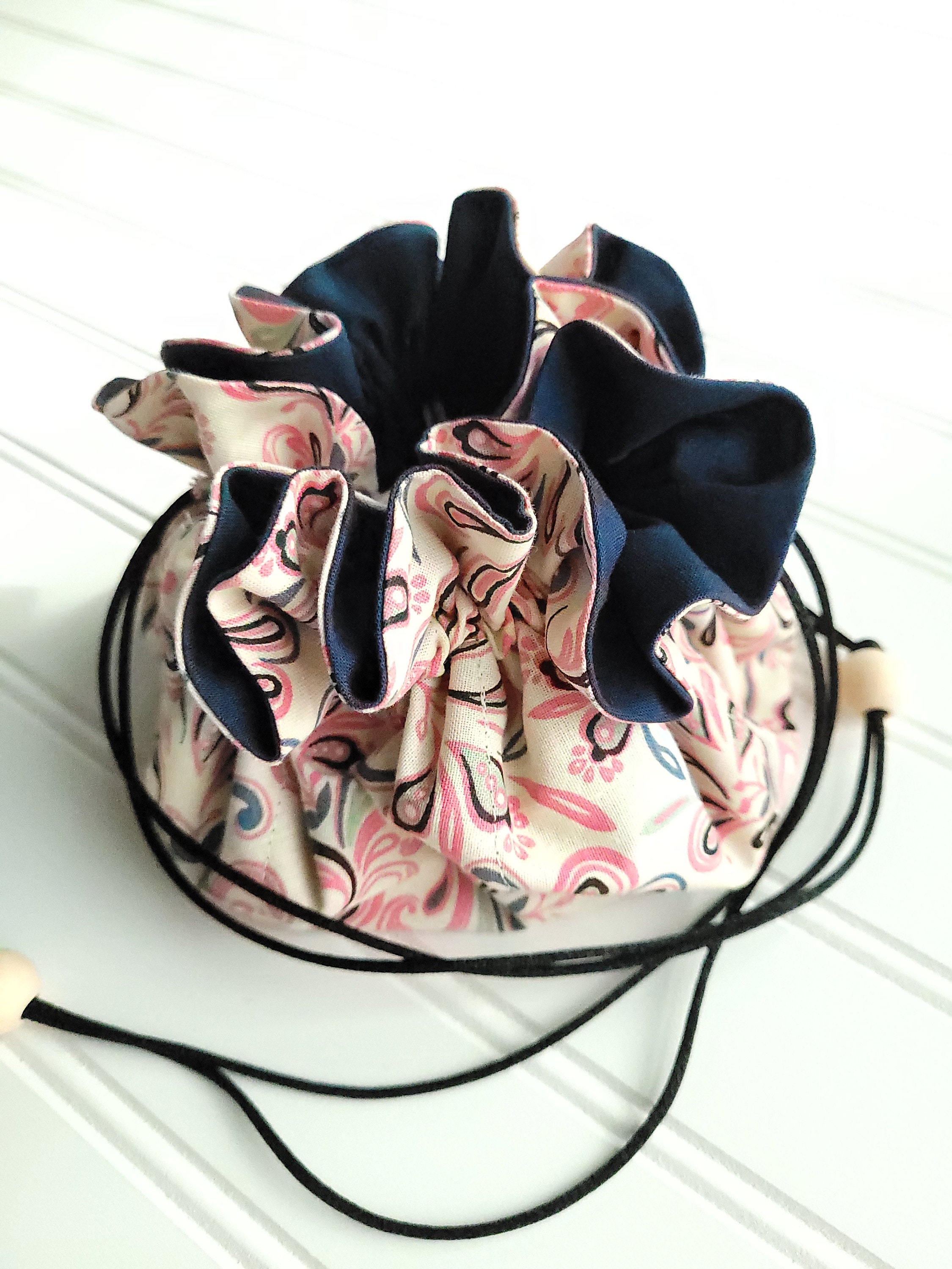 Travel Jewelry Pouch With Drawstring and Pockets - Etsy