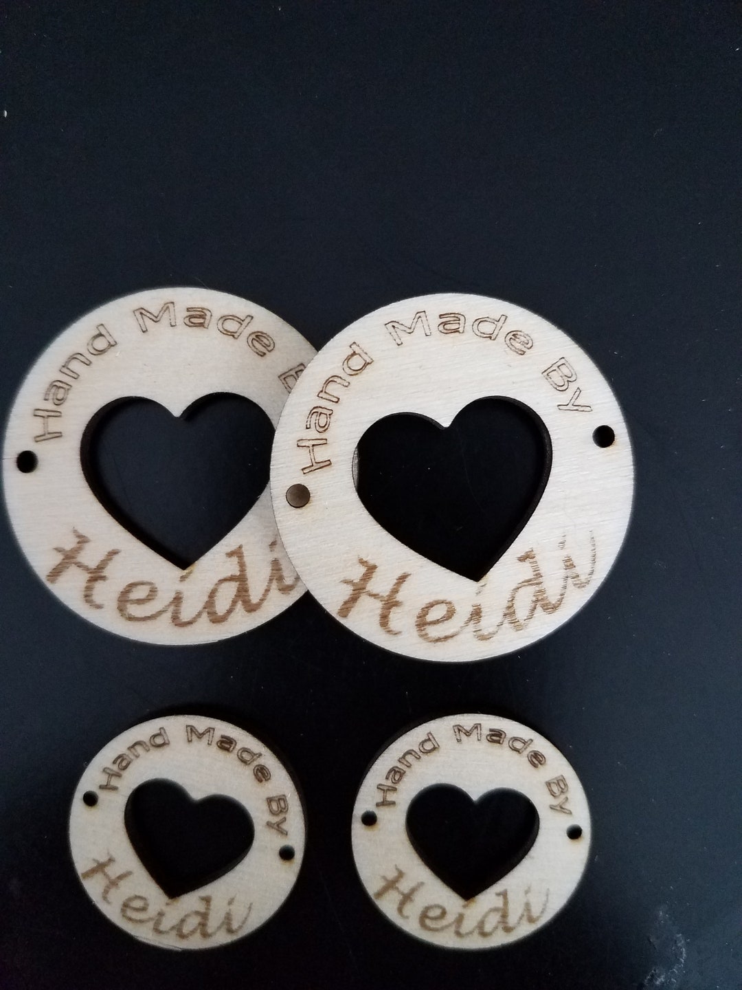 Wooden Hat Buttons, Personalized Buttons, Hat Tags - Etsy