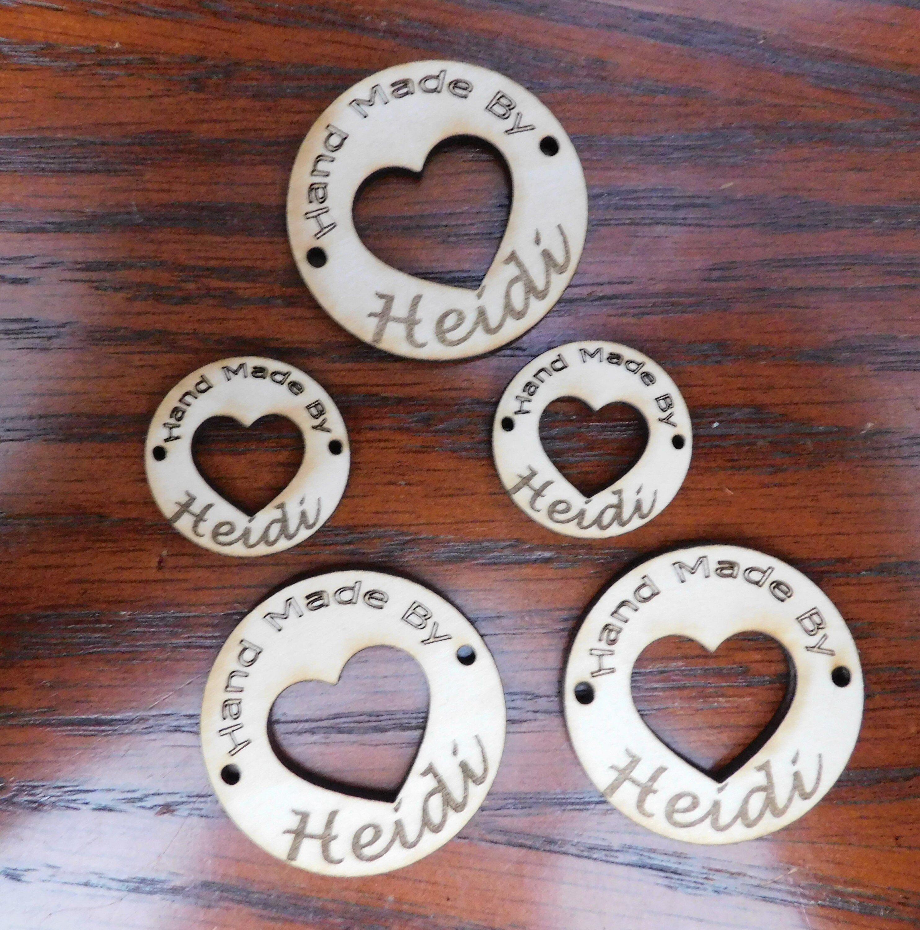 Wooden Hat Buttons, Personalized Buttons, Hat Tags - Etsy