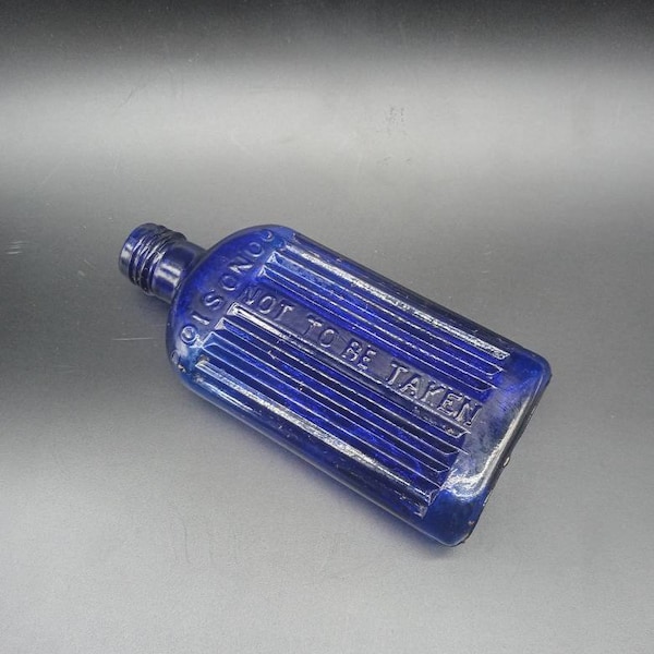 Rare Vintage Poison Bottles - Etsy