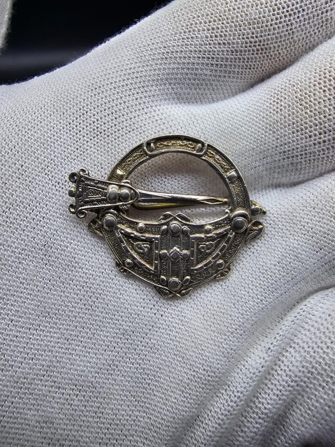 Vintage Irish Sterling Silver Tara Brooch Irish Hallmarks John Miller ...