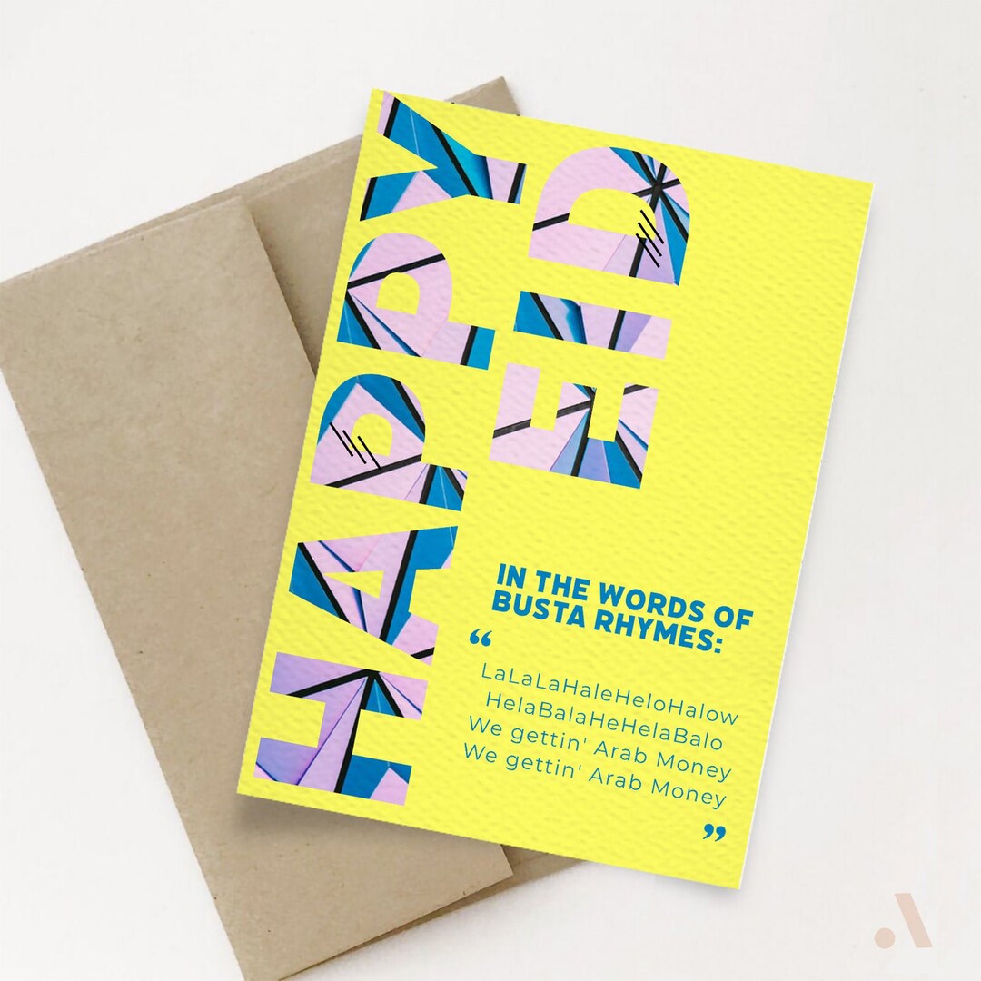 Funny Eid Mubarak Template, Editable 5x7 Greeting Card, Millennial Eid ...