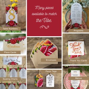 Instant Download Mexican Table Numbers | Printable Digital Table ...