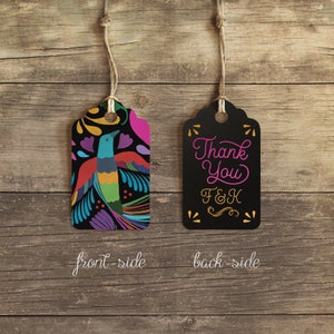 Otomi Favor Tags - Otomi Suite - Etsy