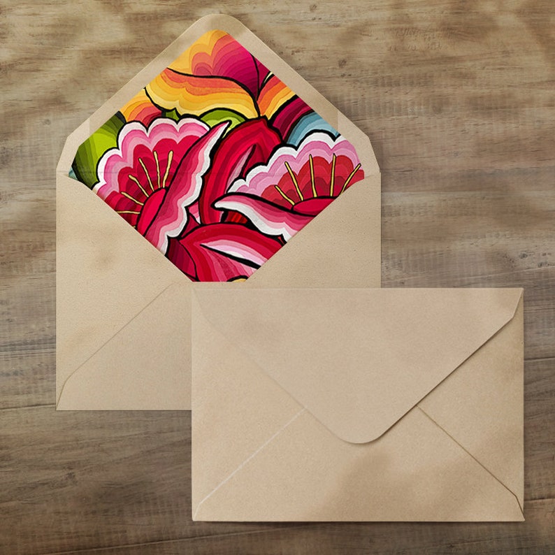 Oaxaca Lined Envelopes Oaxaca Suite - Etsy