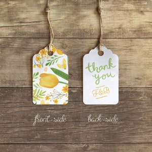 Bouquet Favor Tags - Bouquet Suite - Etsy