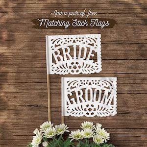 Wedding Papel Picado Bundle | Papel Picado Banners + Bride & Groom ...