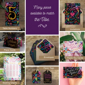 Instant Download Mexican Table Numbers | Printable Table Numbers ...