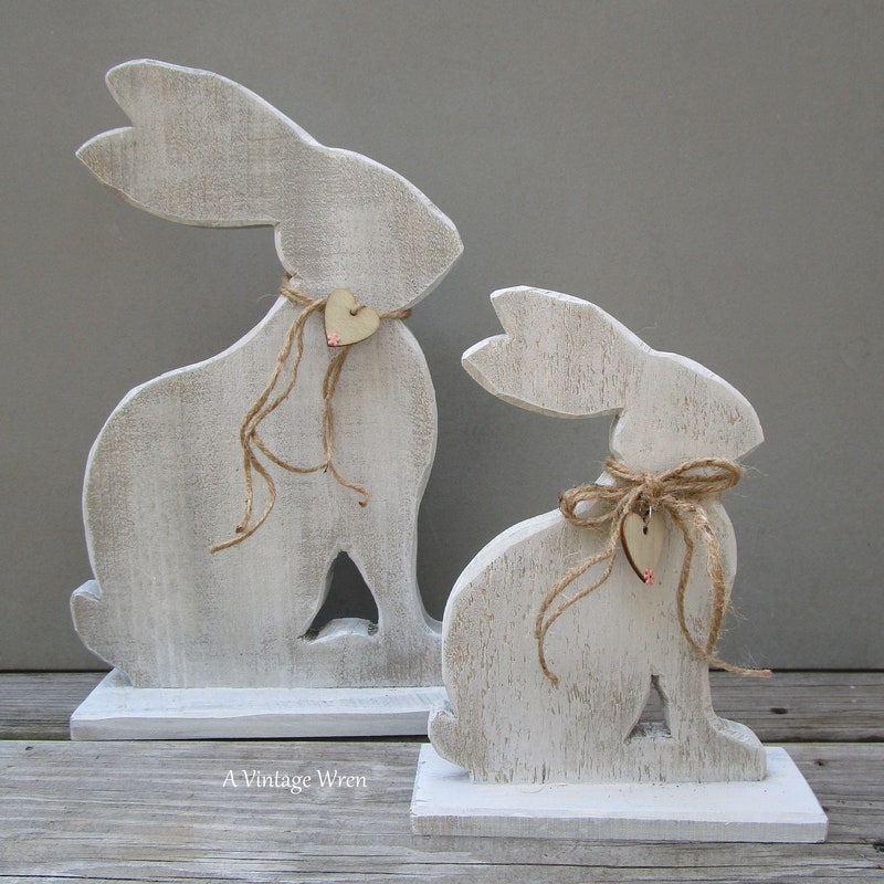 Wooden Bunny Rabbit - Etsy