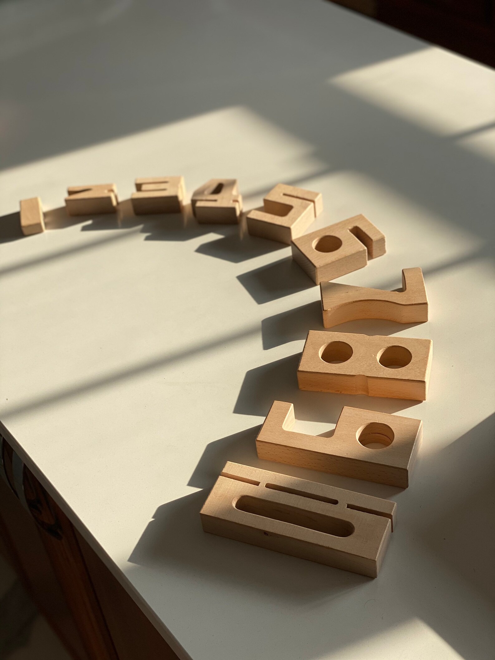 Numbered Blocks Sum Blocks Wooden Blocks Blocs Numérotés Montessori Toy ...