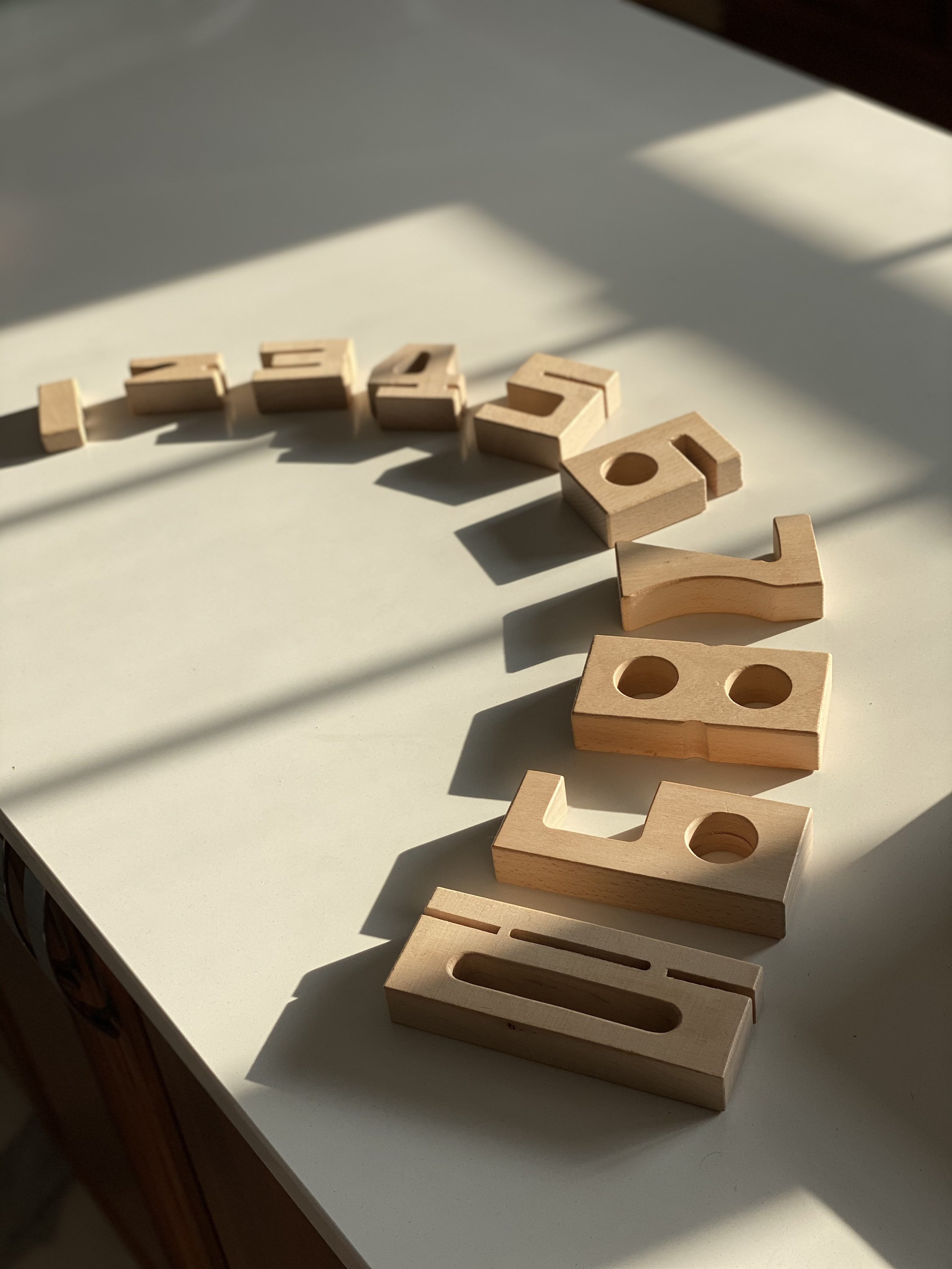 Numbered Blocks Sum Blocks Wooden Blocks Blocs Numérotés Montessori Toy ...