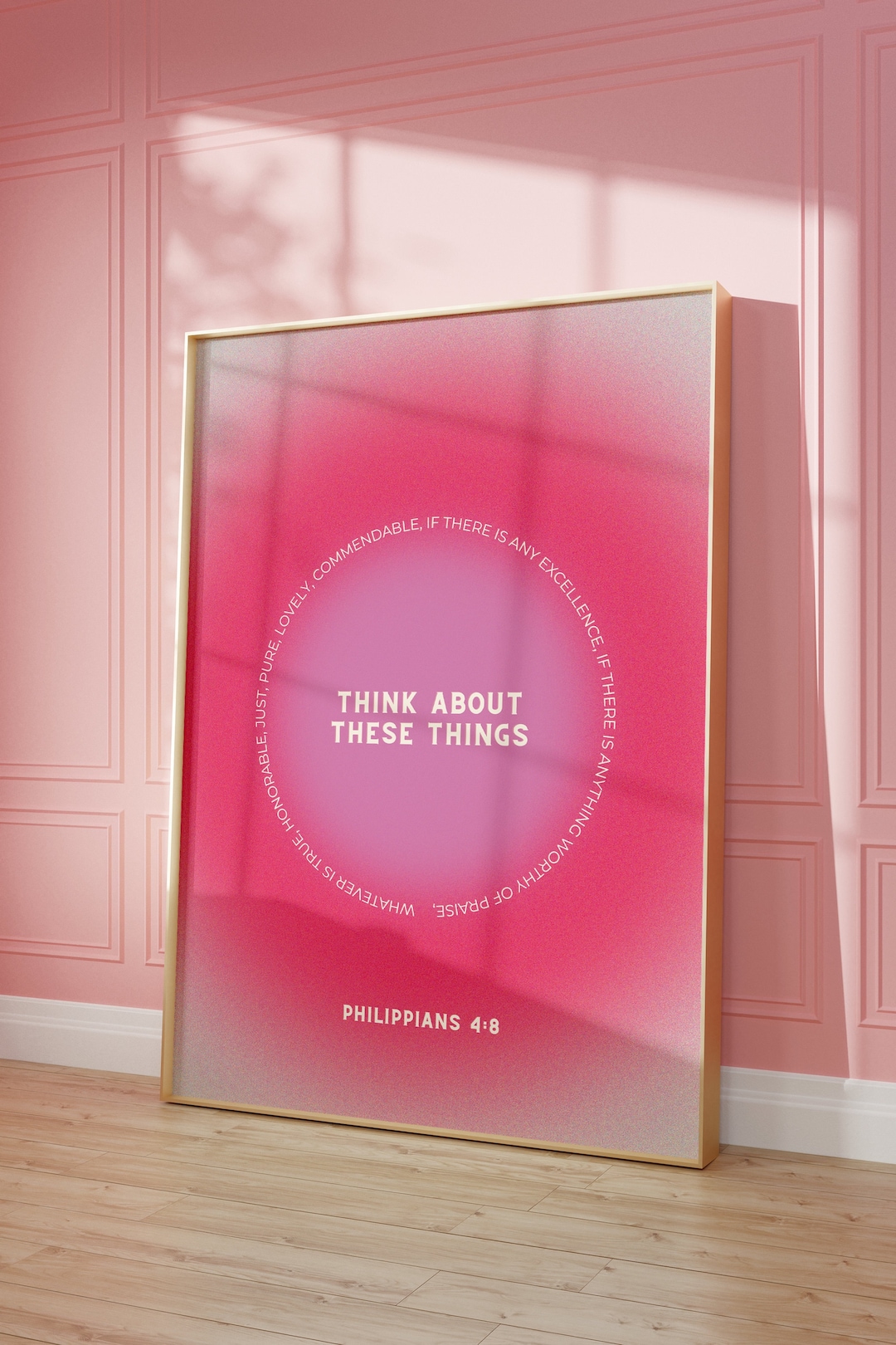 Philippians 4:8 Wall Art, Bible Verse Print, Christian Art, Whatever is ...