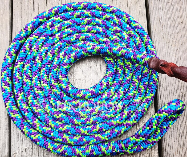 Custom Horse Lead w/popper end Yacht rope lead Lead Rope | Etsy