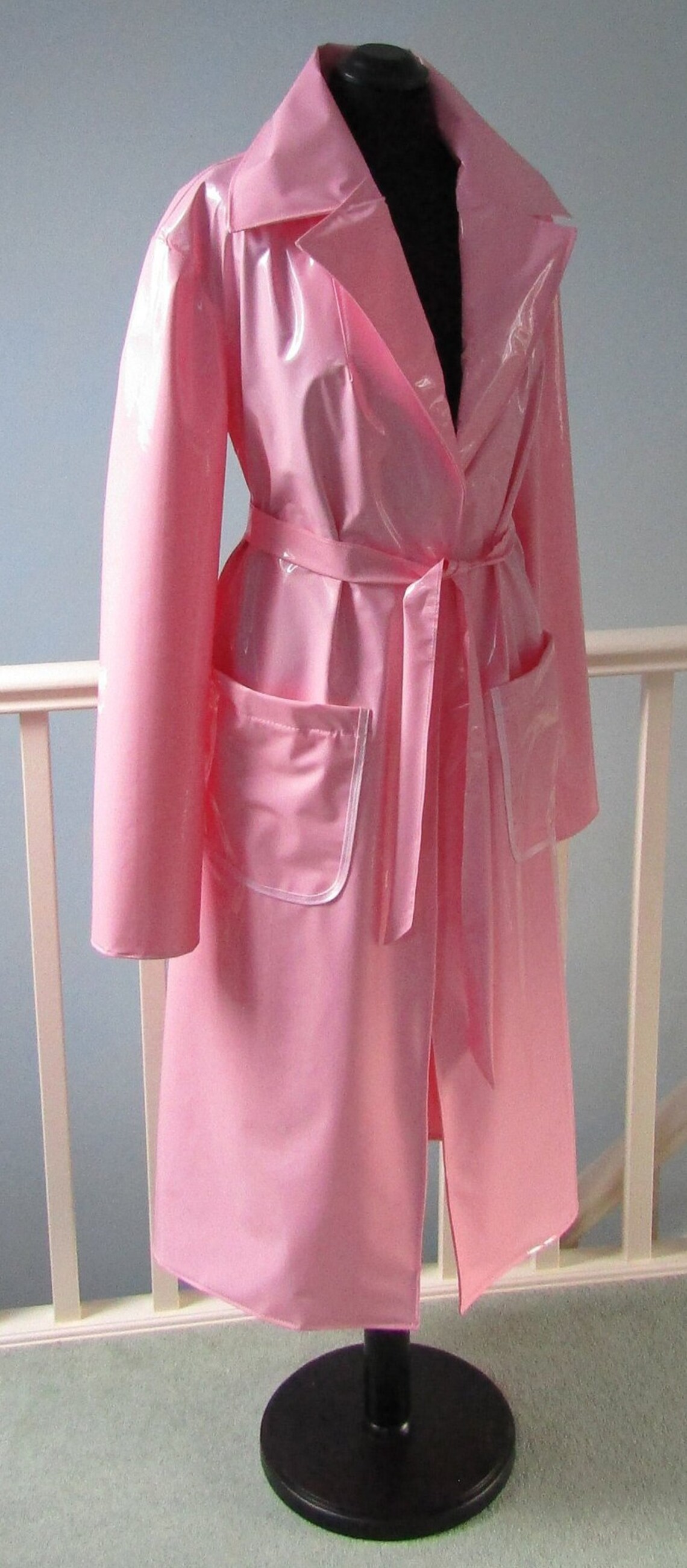 Raincoat PVC Unlined Full Length Coat Various Colours - Etsy