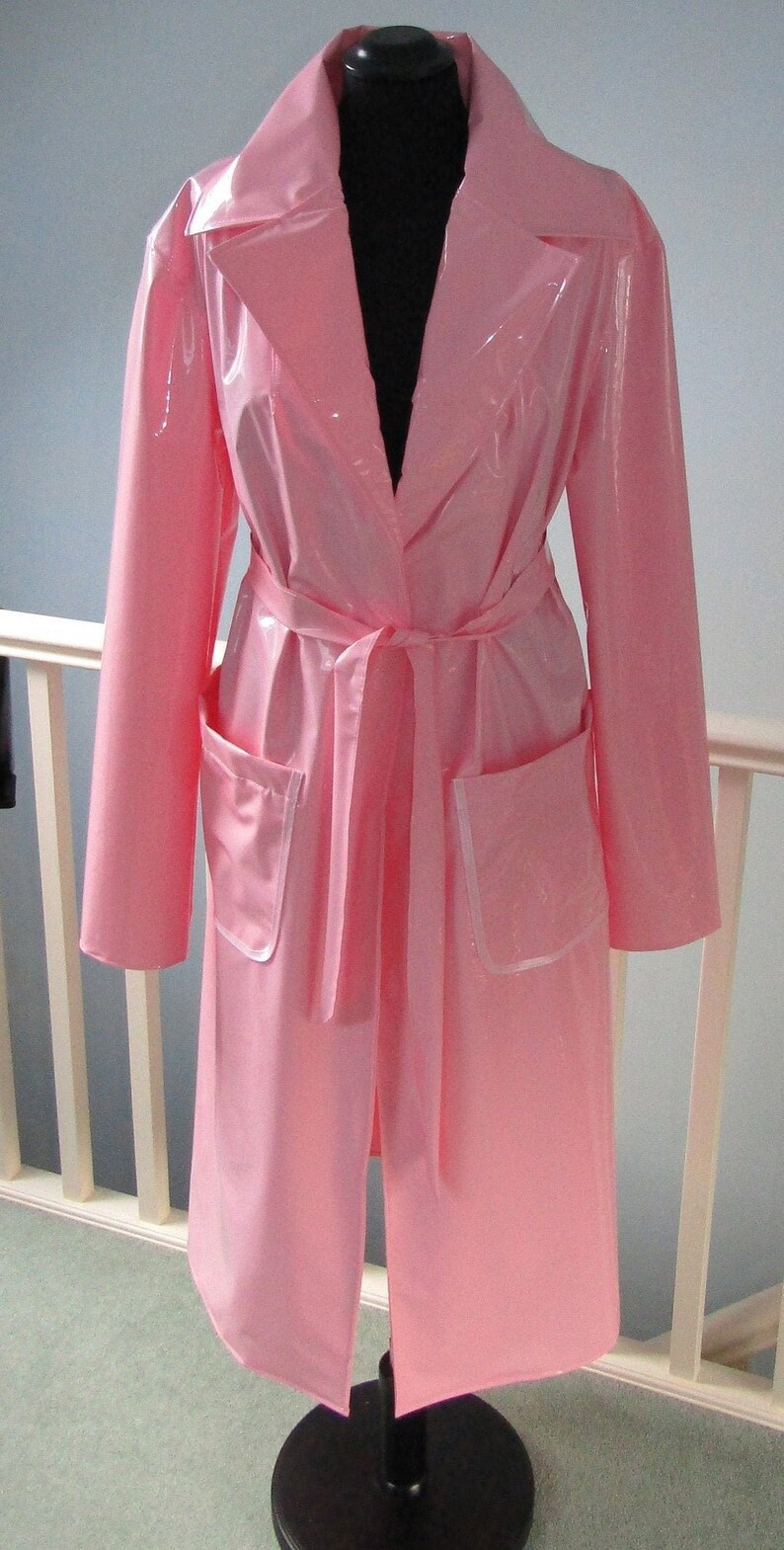Raincoat PVC Unlined Full Length Coat Various Colours - Etsy