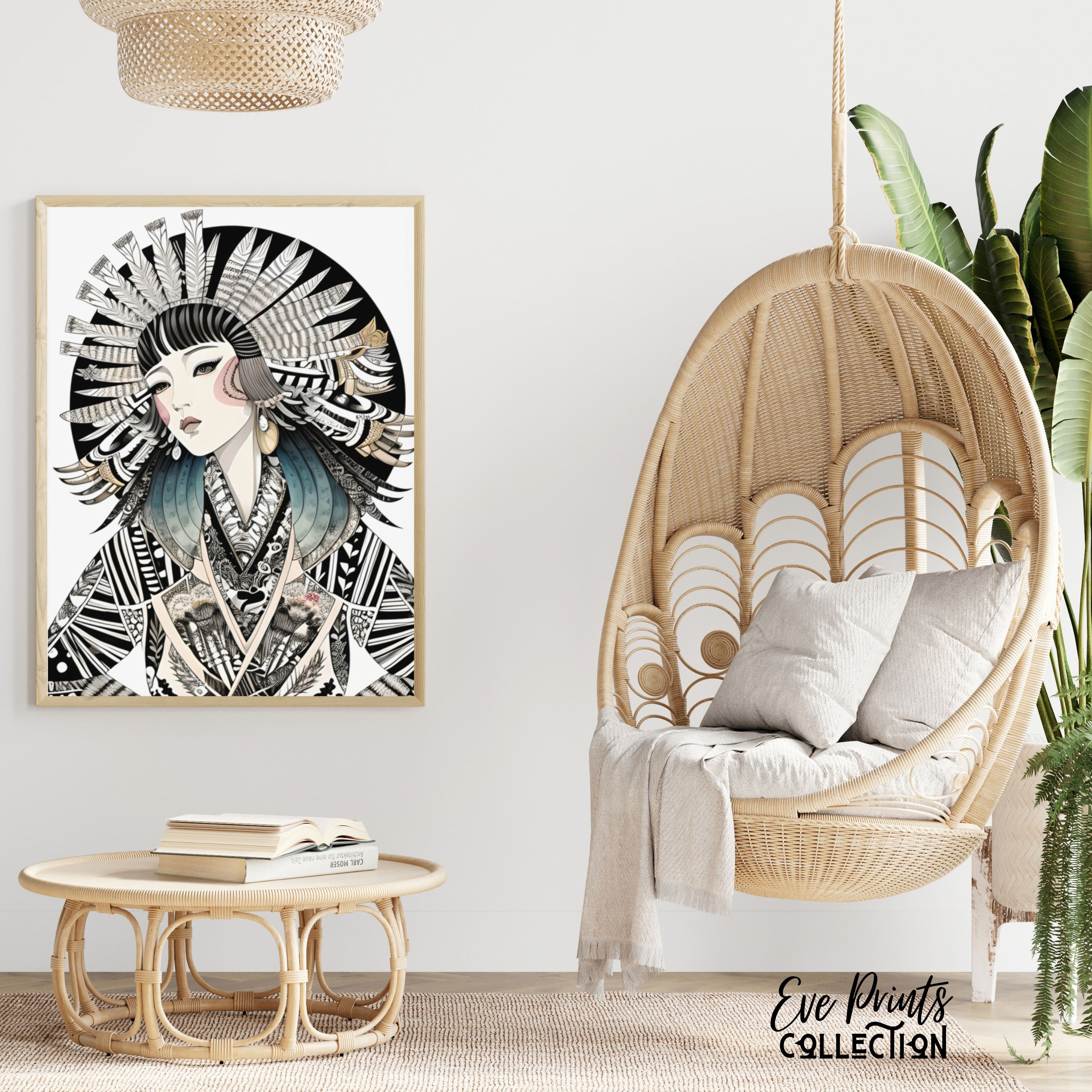 Geisha Print Geisha Girl Art Japanese Watercolor Geisha Print With ...