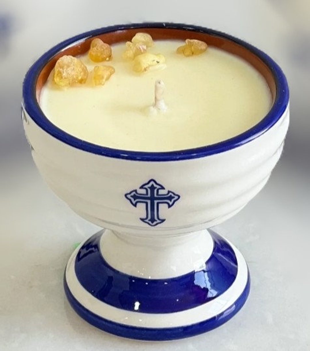 Livani Candles Large & Small Ceramic Burner Dish | Orthodox | Livani ...
