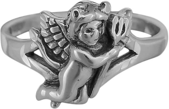 Diamond Cut Little Devil Ring Size 6.75 - Etsy