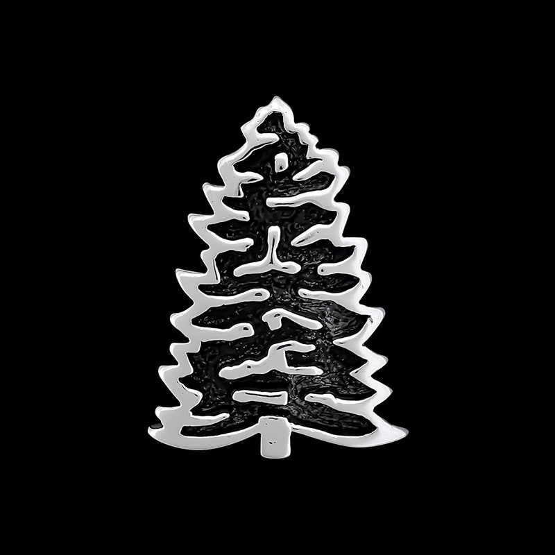 Pine Tree Pendant - Etsy