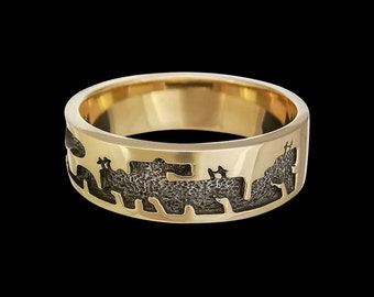 Indian Story Ring - Etsy