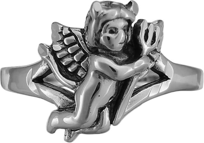 Diamond Cut Little Devil Ring Size 6.75 - Etsy