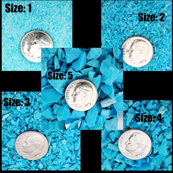 Turquoise Chips - Etsy