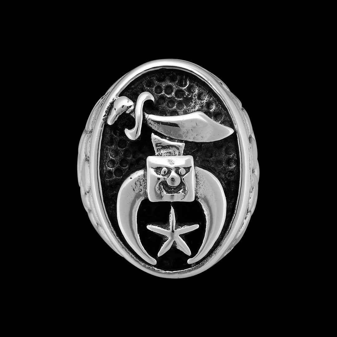 925 Sterling Silver Shriner Ring, Nobles Ring, Size 11 Ring, Mystic ...