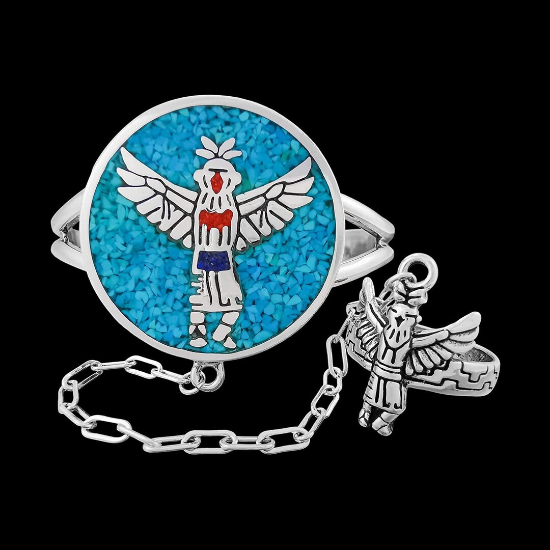 Kachina, Knifewing Dancer, 925 Sterling Silver Slave Bracelet, Design ...