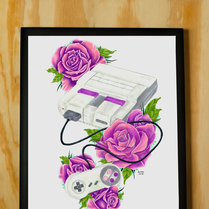 Snes Fan Art - Etsy