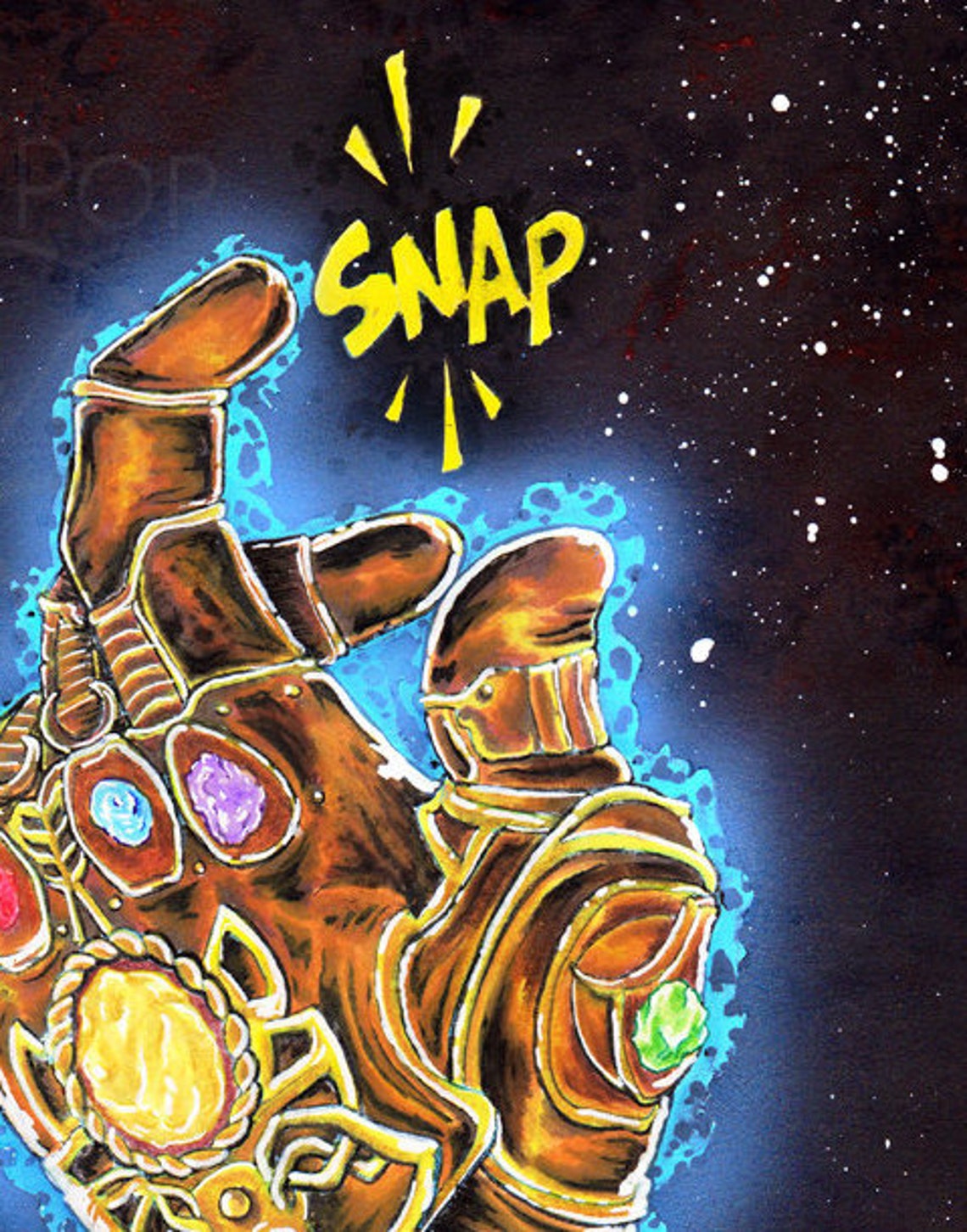 Infinity Gauntlet Thanos Snap Avengers Infinity War Comic - Etsy Australia