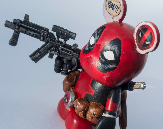 Custom Handmade Deadpool Disney Vinylmation - Etsy