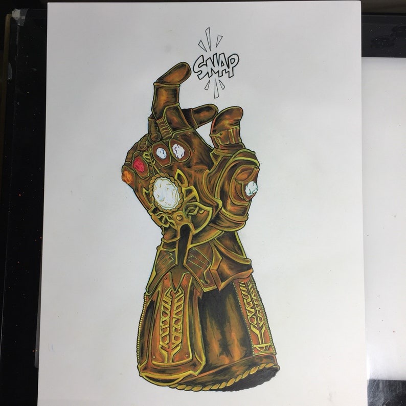 Infinity Gauntlet Thanos Snap Avengers Infinity War Comic - Etsy