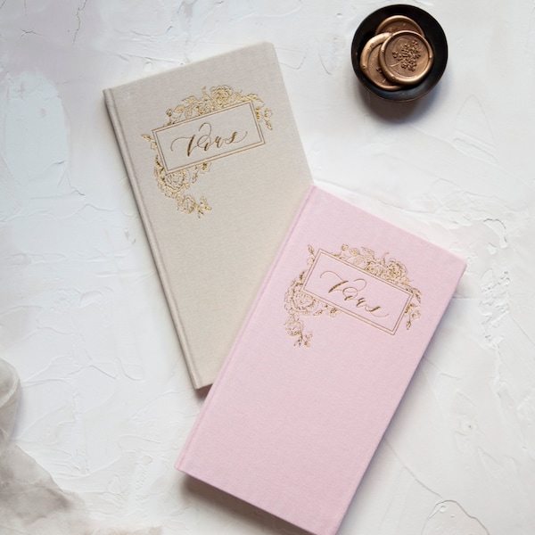 Pink and Gold Covers Books - Etsy