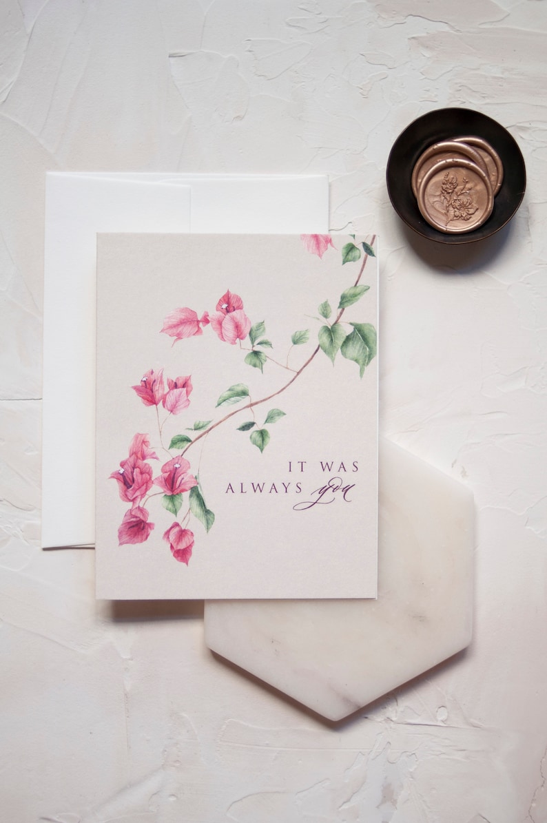 It Was Always You Digitally Printed Greeting Card With - Etsy