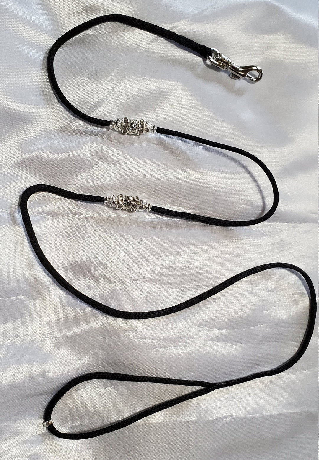 Custom Beaded Nylon Dog Show Lead/leash WITH Snaphook - Etsy
