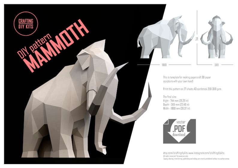 Mammoth Body - Etsy
