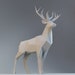 Deer Paper Diy Crafting Low Poly - Etsy