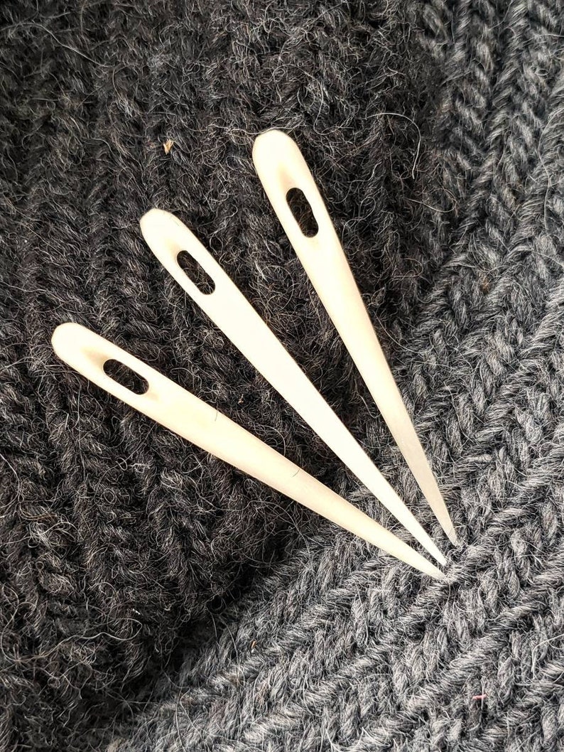 Three Bone Nalbinding Needles | Etsy