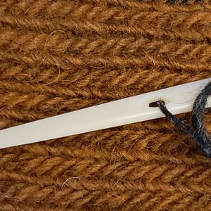 Large Two-eyed Bone Nalbinding Needle - Etsy