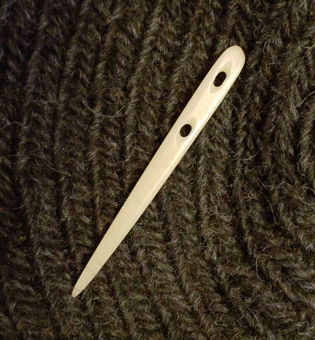Large Two-eyed Bone Nalbinding Needle - Etsy