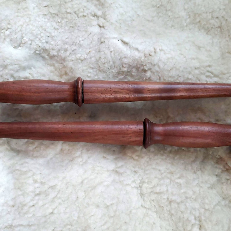 Wooden Distaff for Spinning - Etsy